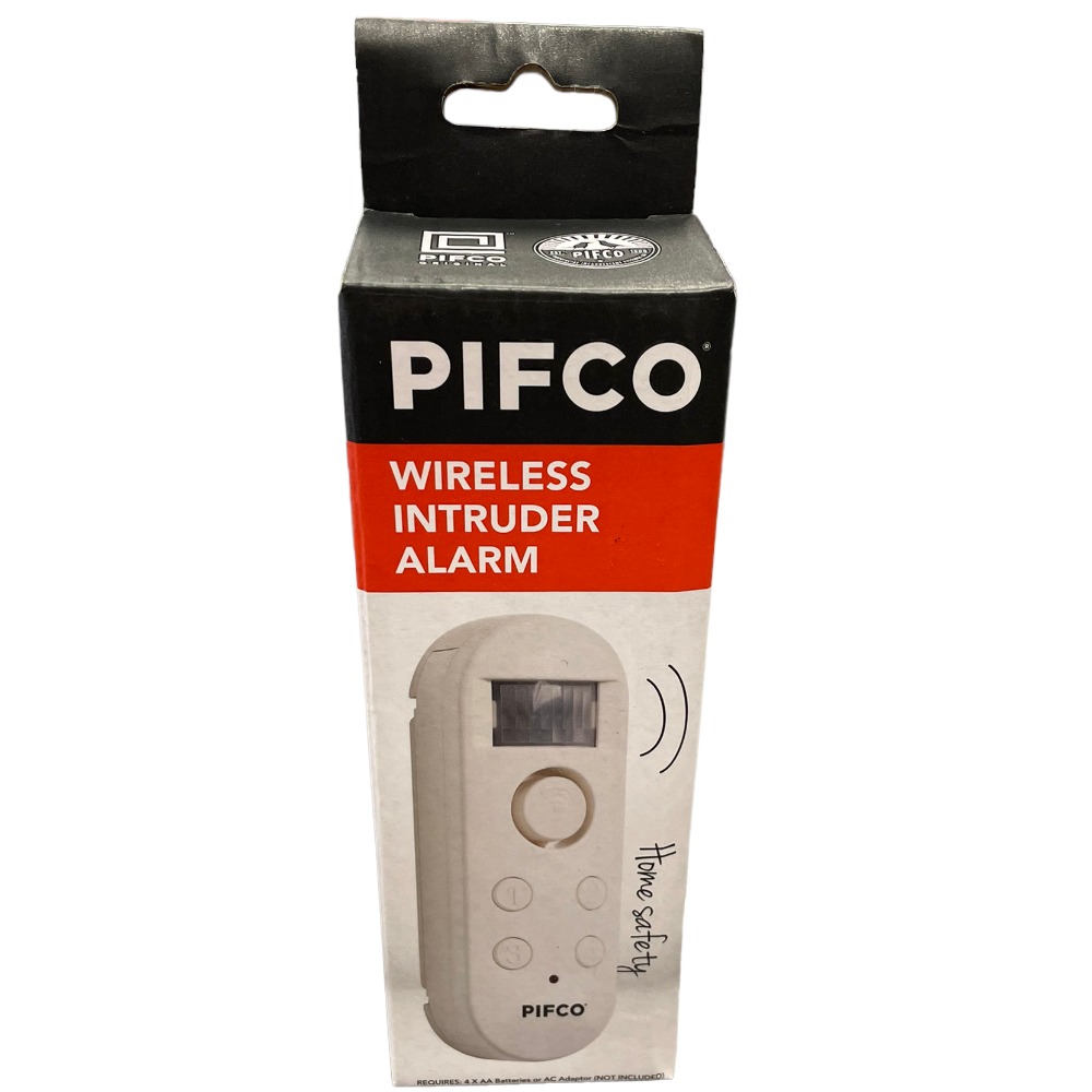 New PIFCO Wireless Intruder Alarm with PIR Motion Sensor - Own4Less
